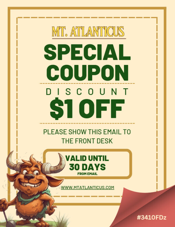 One Dollar Off - Mount Atlanticus Minotaur Golf